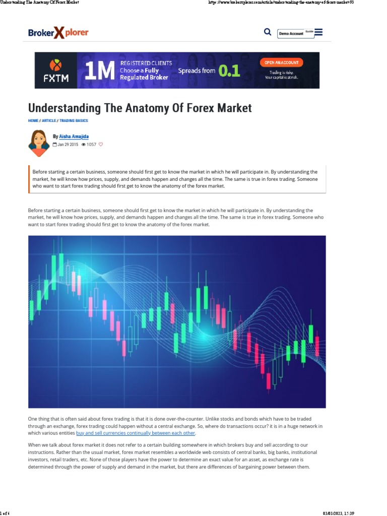 Understanding The Anatomy of Forex Market | PDF | Foreign Exchange ...