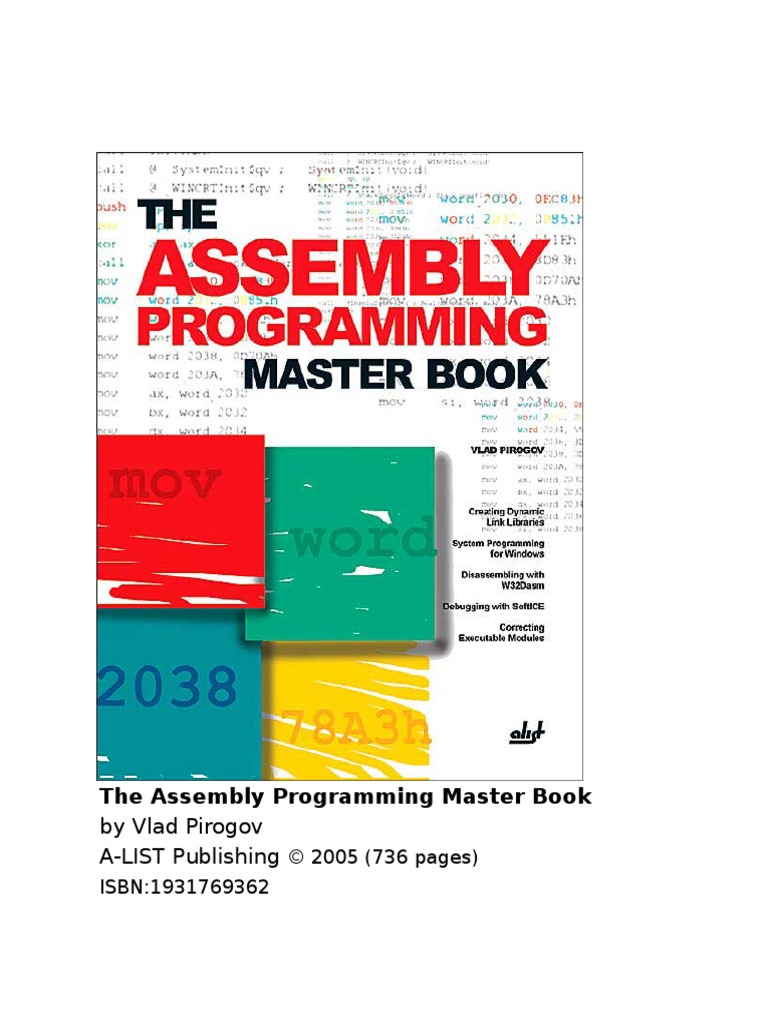 The Assembly Programming Master Book (Vlad Pirogov) | PDF | Computer ...