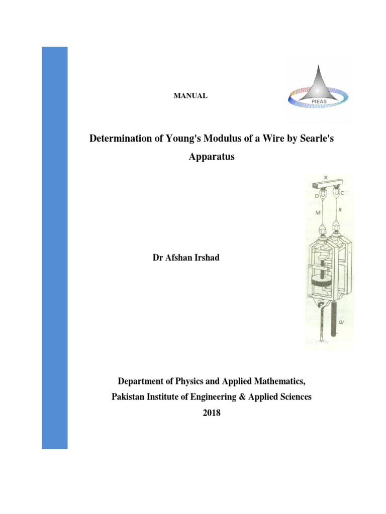 Determination of Young's Modulus of Metal Wire | Download Free PDF | Young's Modulus | Stress ...