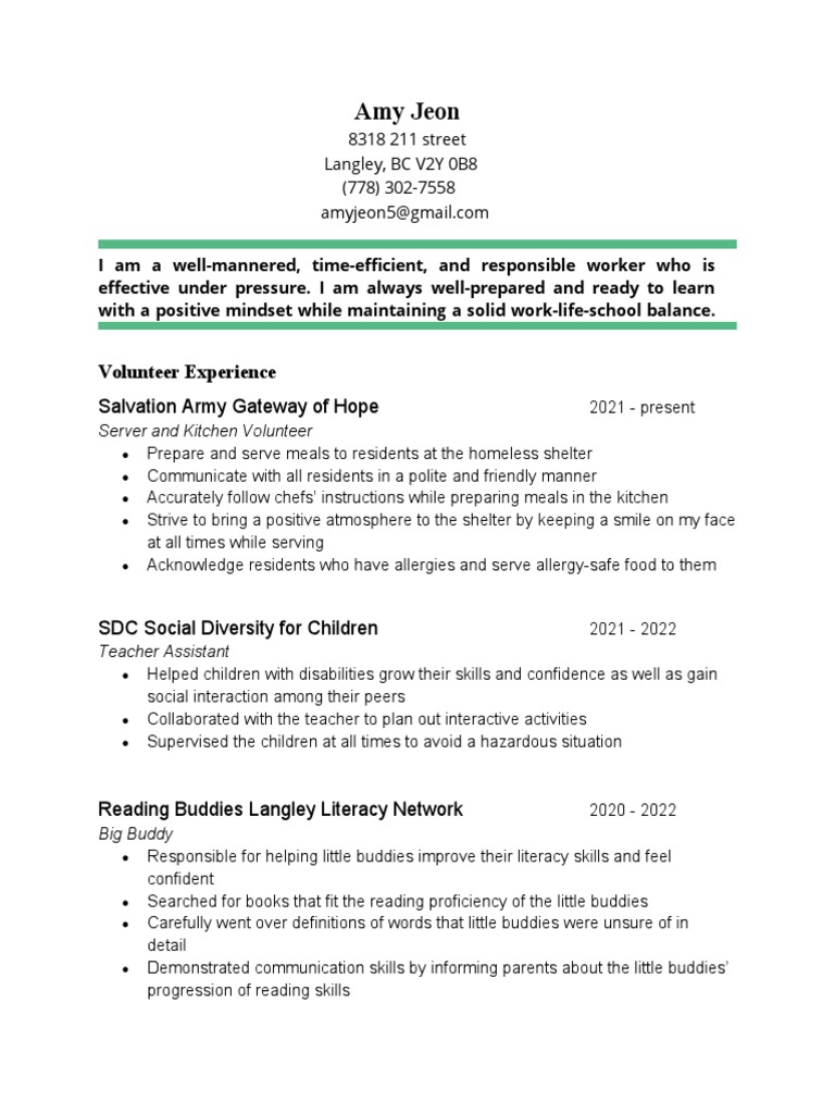 Resume Careers | PDF