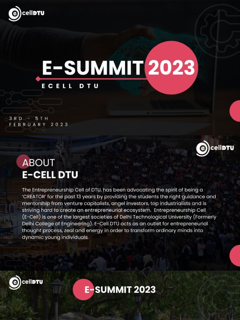 E-Summit Brochure 23' | PDF