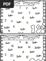 Pasaporte de Tablas de Multiplicar | PDF | Multiplicación | Aritmética