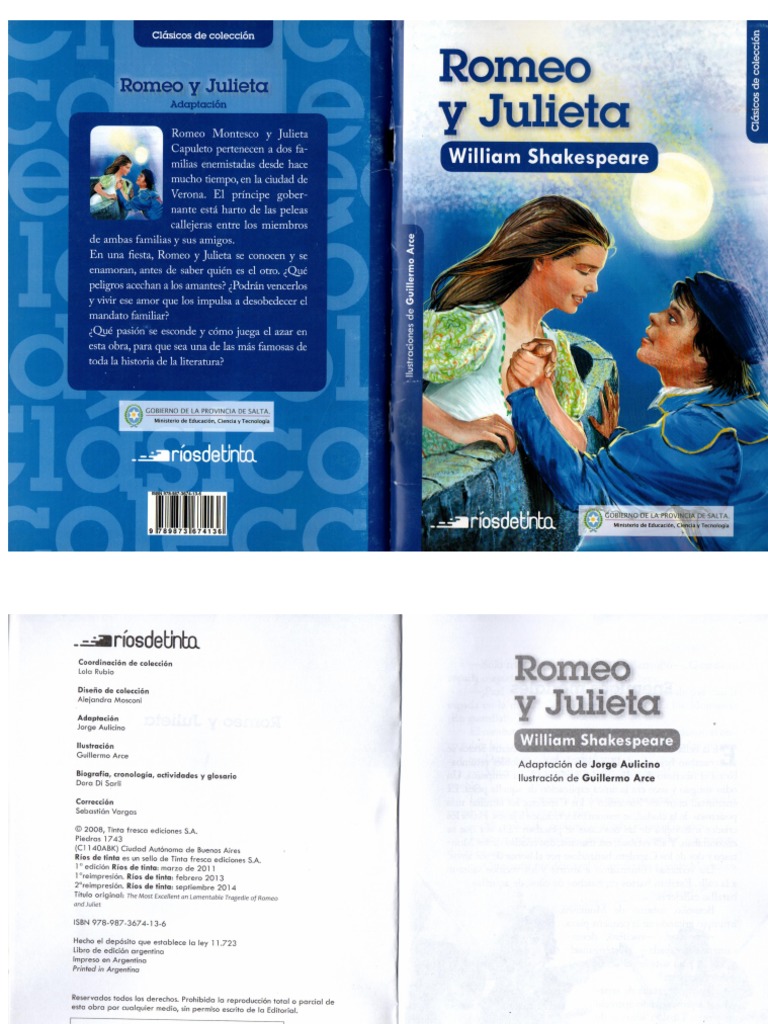 1B) OBRA Romeo y Julieta William Shakespeare | PDF