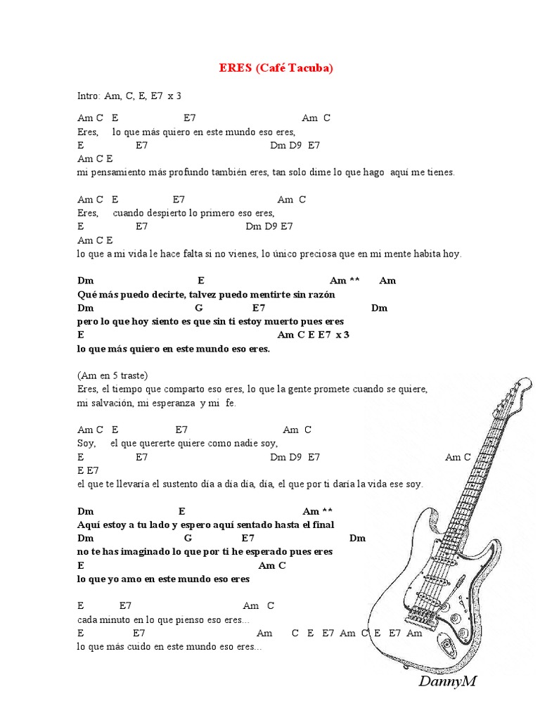 ERES - Cafe Tacuba | PDF