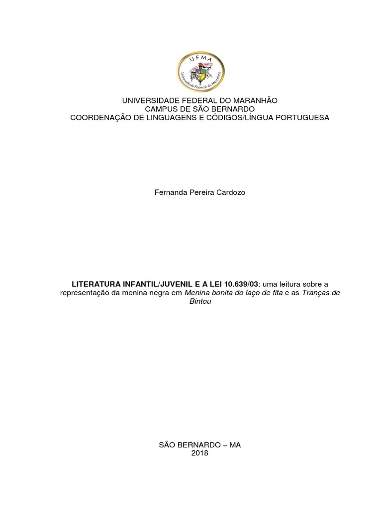 Fernanda Cardozo | PDF | Pedagogia | Contos de fadas