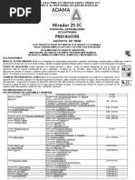 Minecto Duo Ficha Tecnica Agosto 23 | PDF | Agua | Insecticida