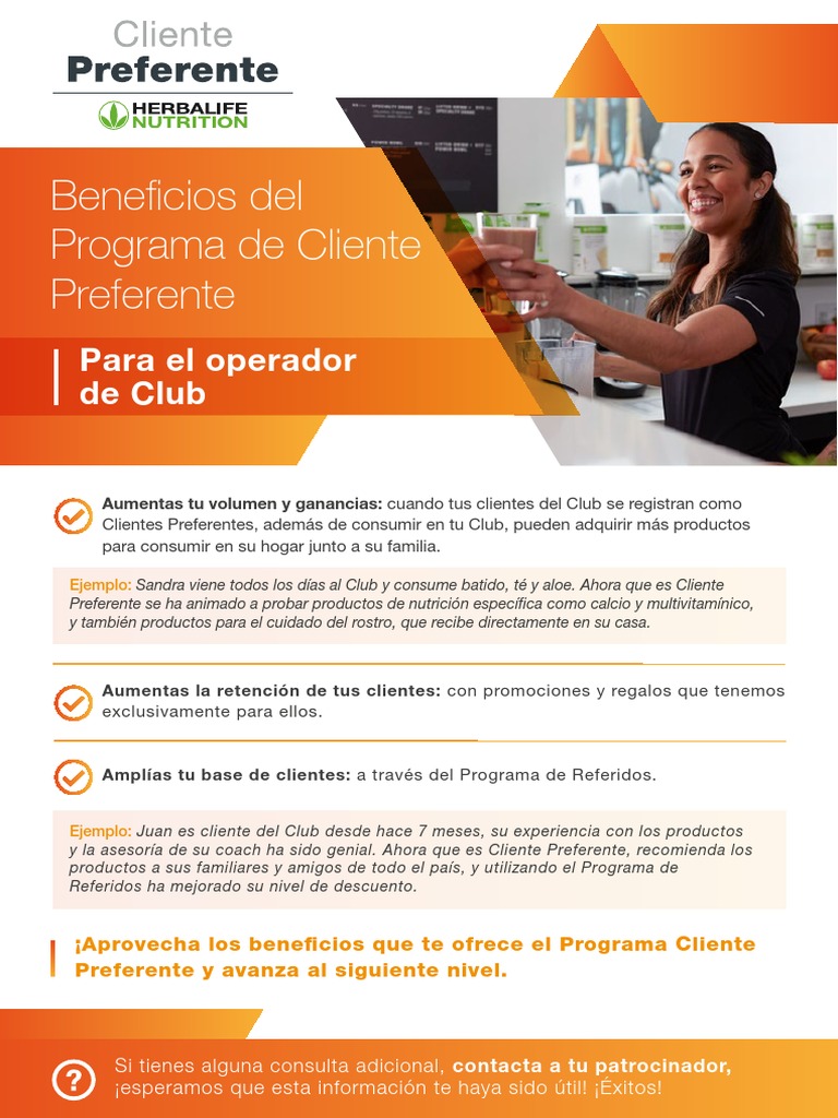 Beneficios Del Programa de Cliente Preferente para El Operador de Club | PDF