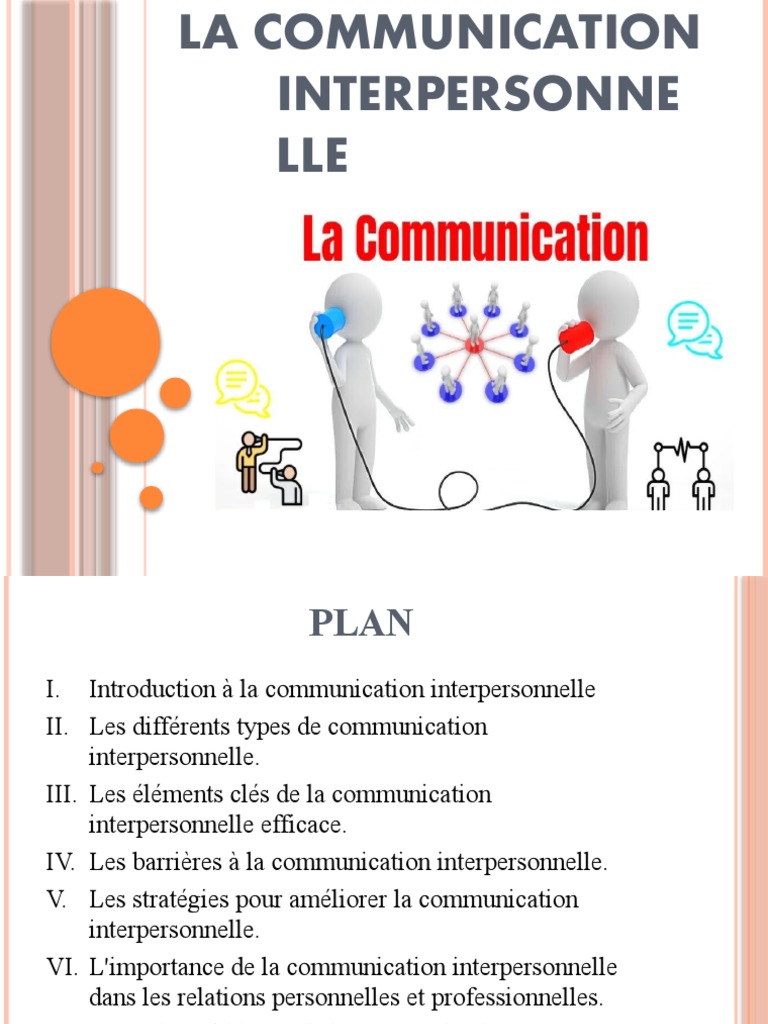 Présentation 1 | PDF | la communication | Relations interpersonnelles