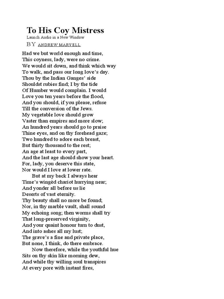 Renaissance Love Poetry | PDF | Poetry | Poems