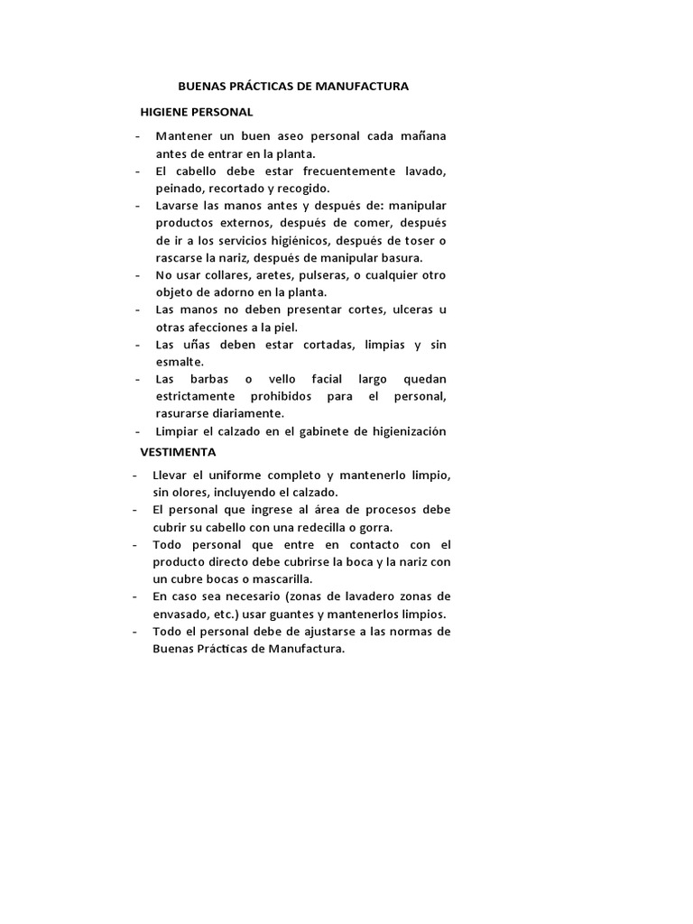 BMP - Normas | PDF | Hogar, jardinería y bricolaje | Salud y bienestar