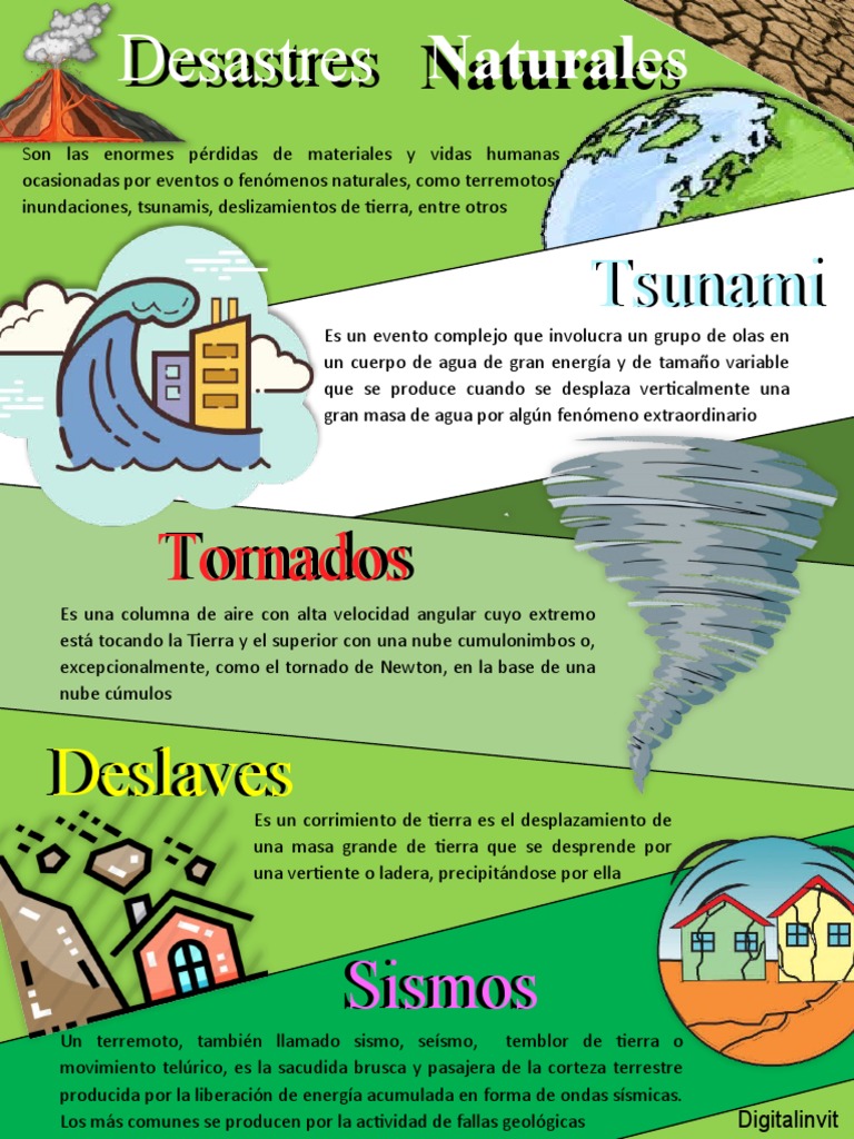 Tipos de Desastres Naturales Explicados | PDF