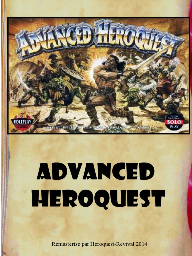 Tuiles Et Pions Advanced Heroquest | PDF