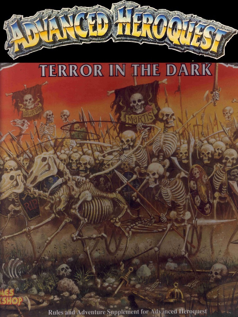 Tuiles Et Pions Advanced Heroquest Extension Terror in The Dark | PDF | Arts du langage et ...