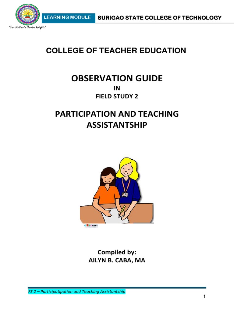 Fs 2 Modules Final | PDF | Teachers | Action Research