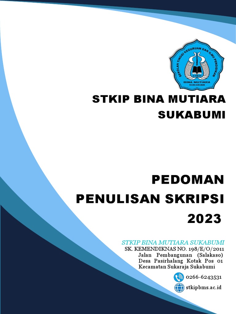 Pedoman Penulisan Skripsi 2023 | PDF