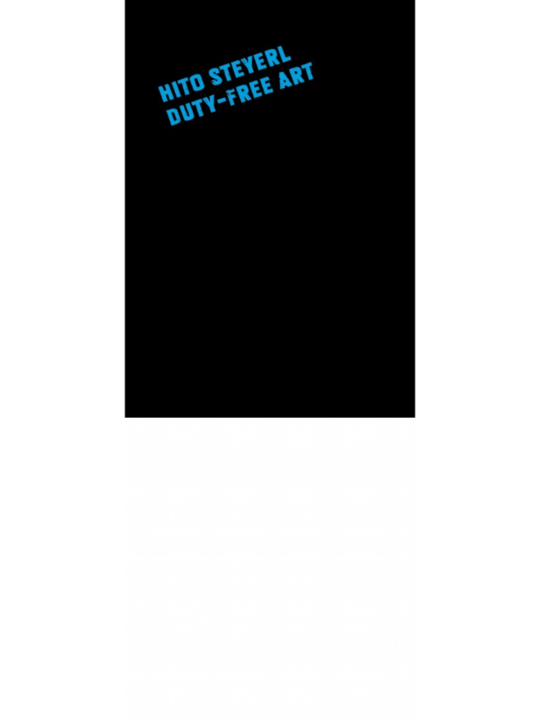 Steyerl Hito Duty-Free Art 2015 | PDF
