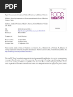 Acceptability of Foods | PDF | Taste | Umami