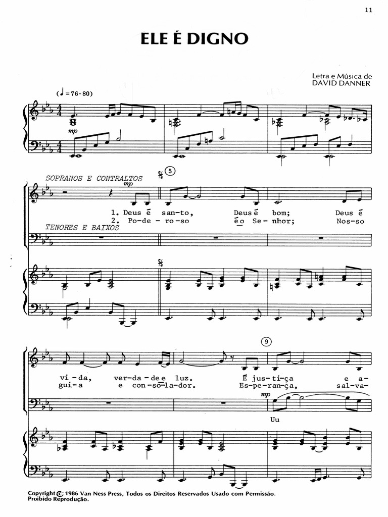 Ele É Digno - David Danner | PDF