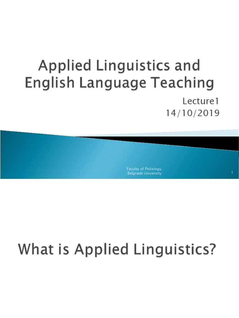 Lecture 1 - Intro'19 | PDF | Linguistics | Cognition Lecture 1 - Intro'19 | PDF | Linguistics | Cognition