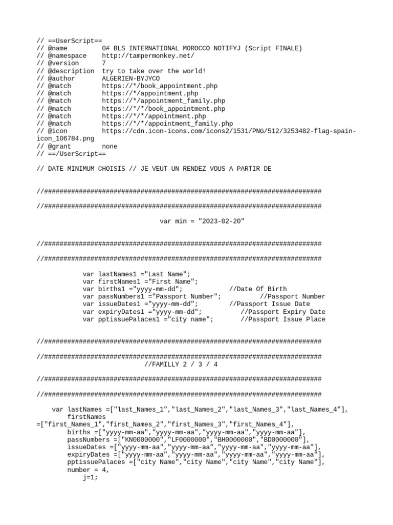 BLS Spain Morocco Paypal | PDF