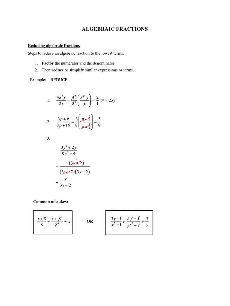 algebraic-fractions-pdf-mathematics-mathematical-objects