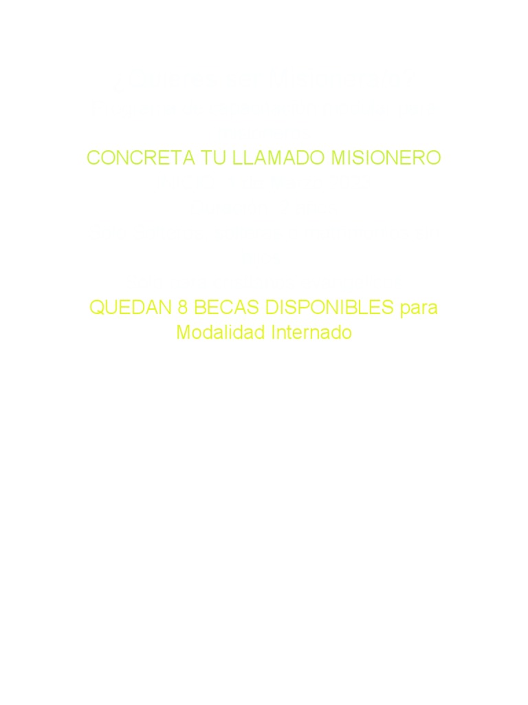 Misioneros De Vida Pdf