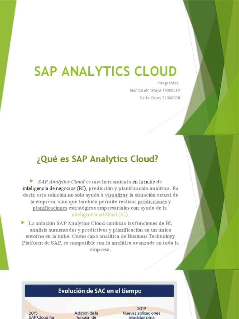 Presentacion SAP ANALITYCS CLOUD | PDF