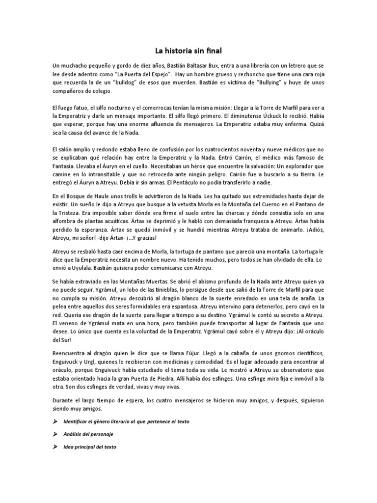 La Historia Sin Final | PDF