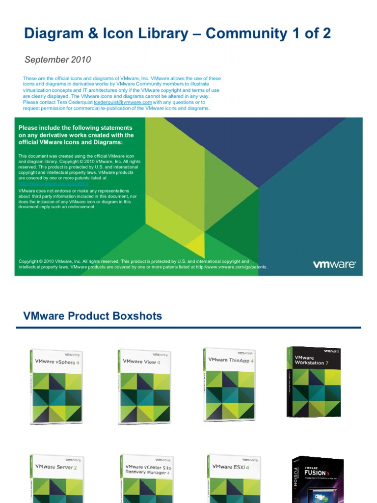 VMW 10Q3 PPT Library VMware Icons-Diagrams R7 COMM 1 of 2 | PDF