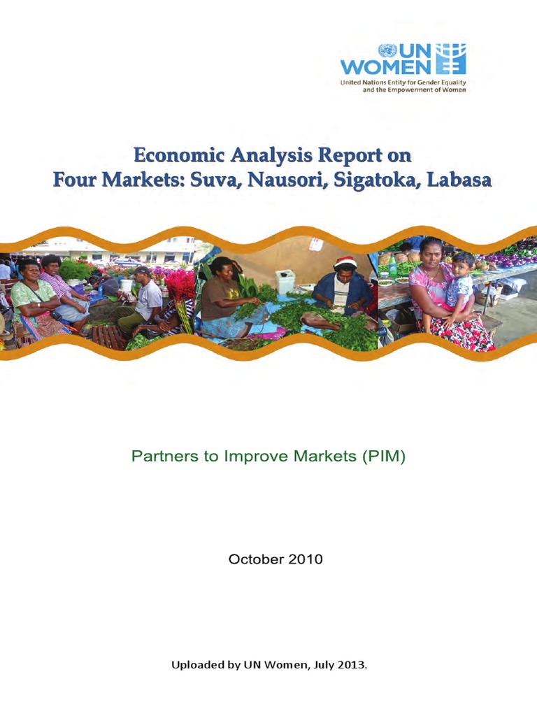Economic Analysis Report On Four Markets in Fiji | PDF | Sampling ...