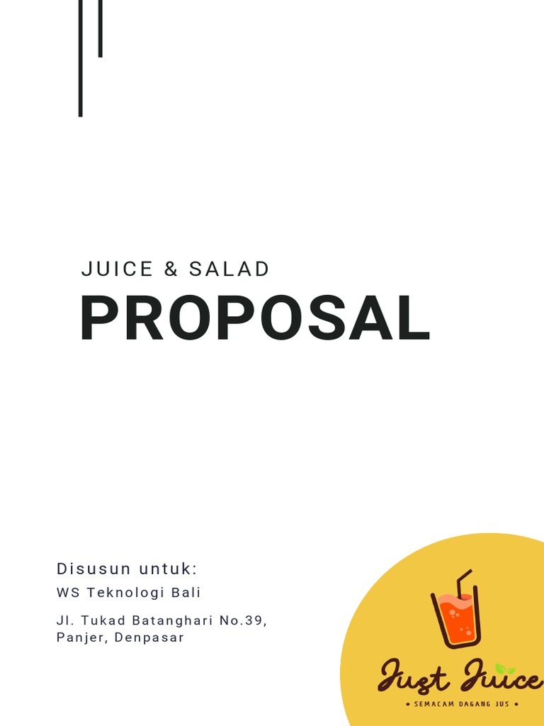 Proposal Harga Juice dan Salad | PDF
