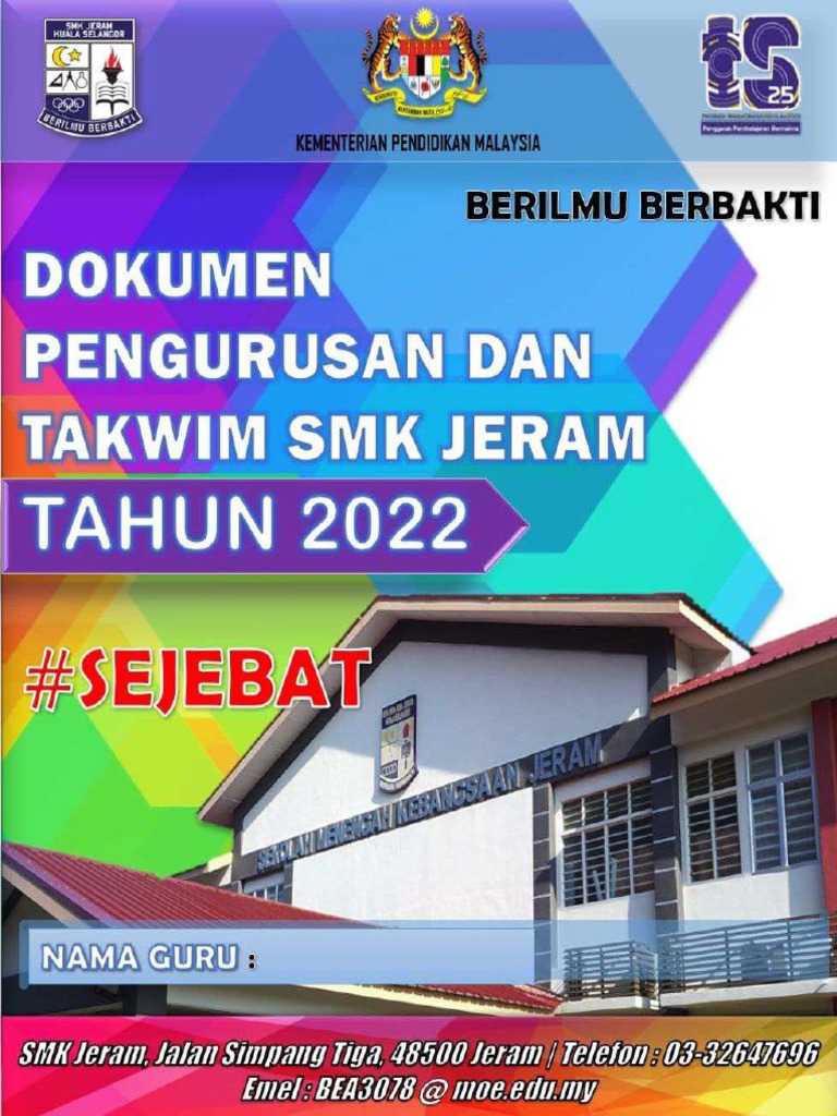 Buku Pengurusan SMKJ 2022 | PDF