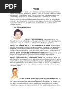 Tipos de Facies | PDF | Anatomía humana | Medicina CLINICA
