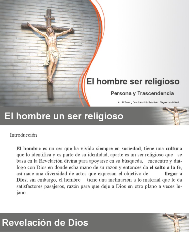 El Hombre Ser Religioso: Persona y Trascendencia | PDF | Dios | Verdad