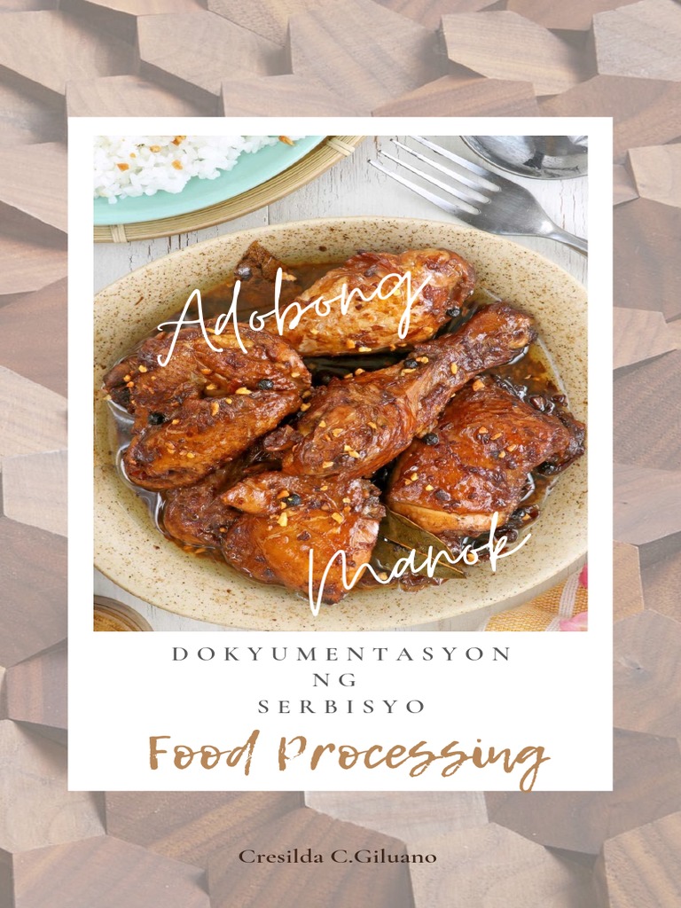 Adobong Manok: Food Processing | PDF