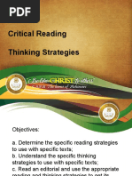 7 Critical Reading Strategies | PDF | Argument | Reading (Process)