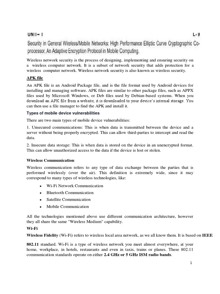 MWS UNIt-I | PDF | Cryptography | Key (Cryptography)