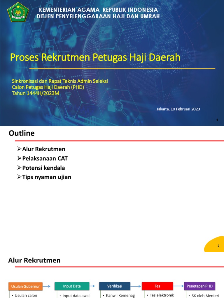 MATERI RATEK 4 - PROSES Rekrutmen PHD - Upd | PDF