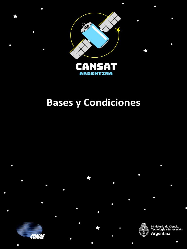 Bases y Condiciones - Cansat Argentina | PDF