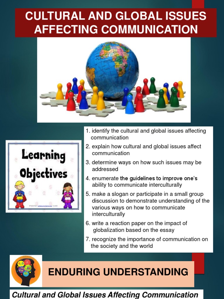 UNIT 3 Lesson 2 Local and Global Issues Affecting Communication | PDF ...