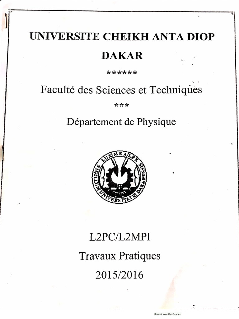Fascicule TP L2 | PDF