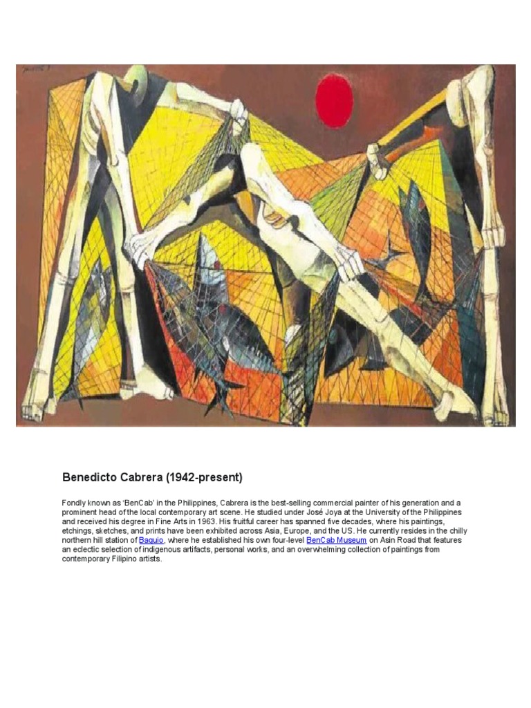 BenCab: Icon of Philippine Contemporary Art | PDF | Art | Classics