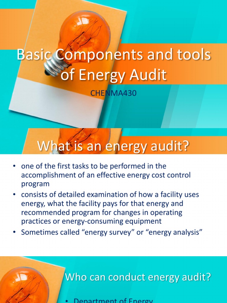 Energy Audit Procedures and Tools | PDF | Energy Conservation | Audit