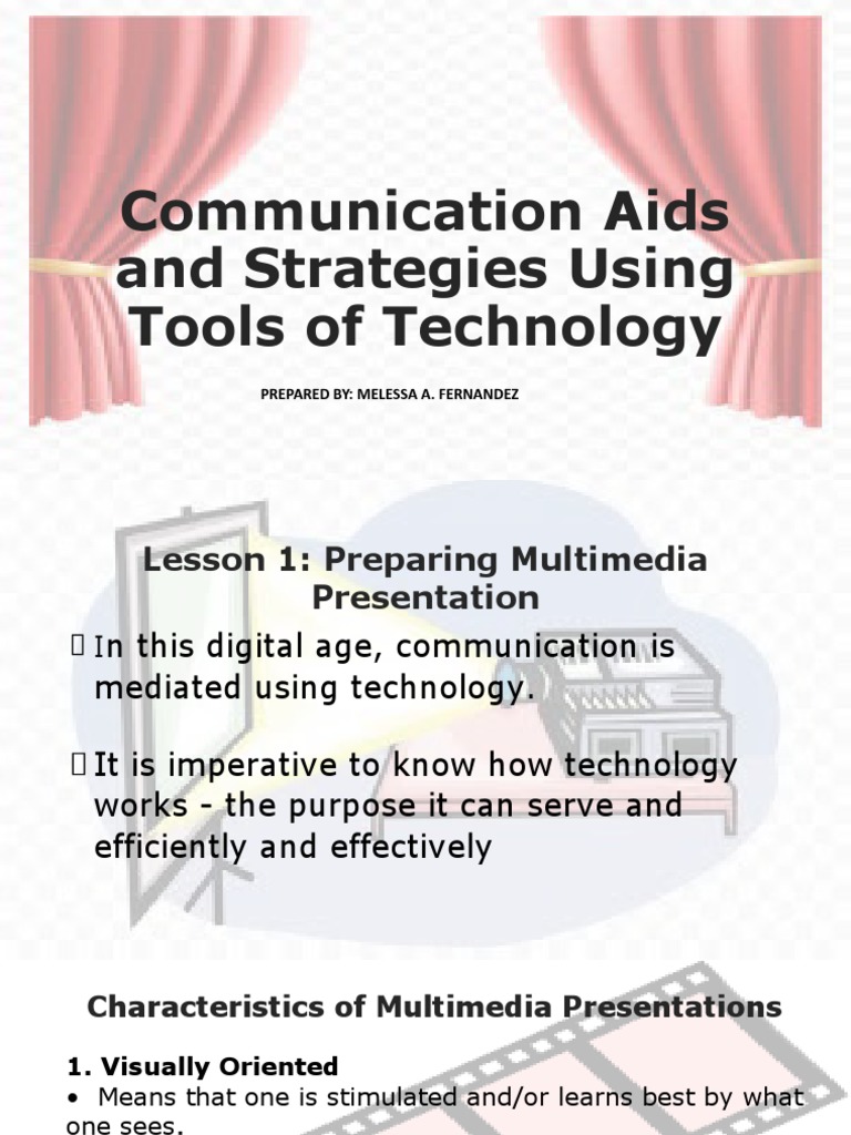 Communication Aids and Strategies | Download Free PDF | Multimedia ...