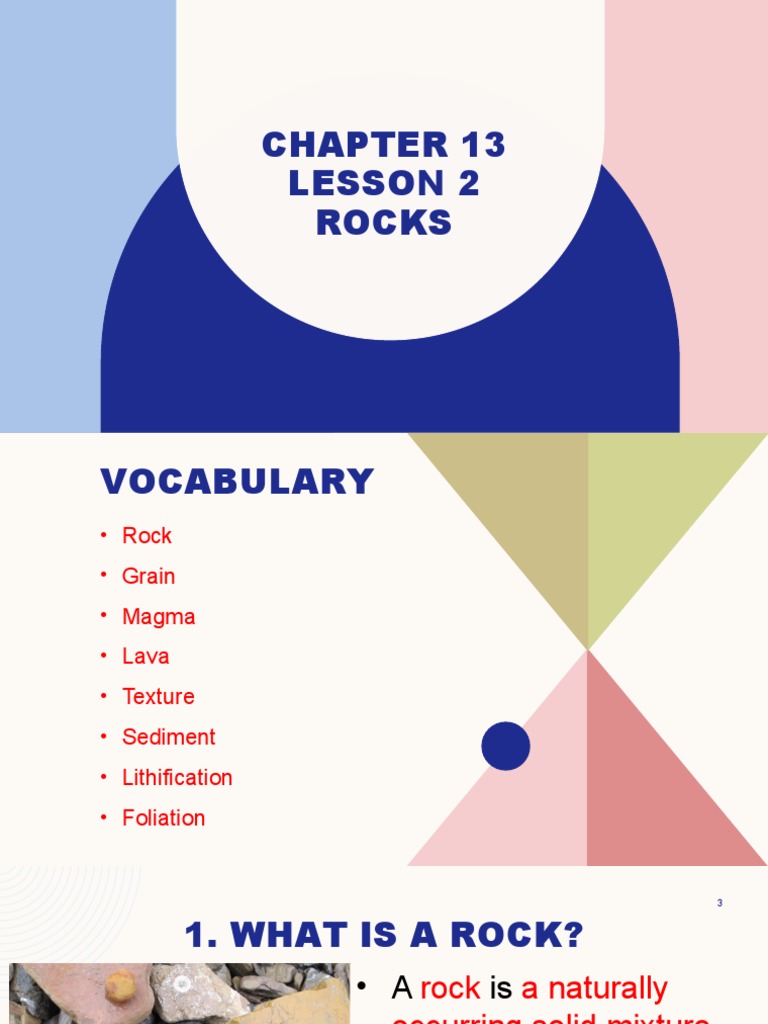 Chapter 13 Lesson 2 Rocks | PDF