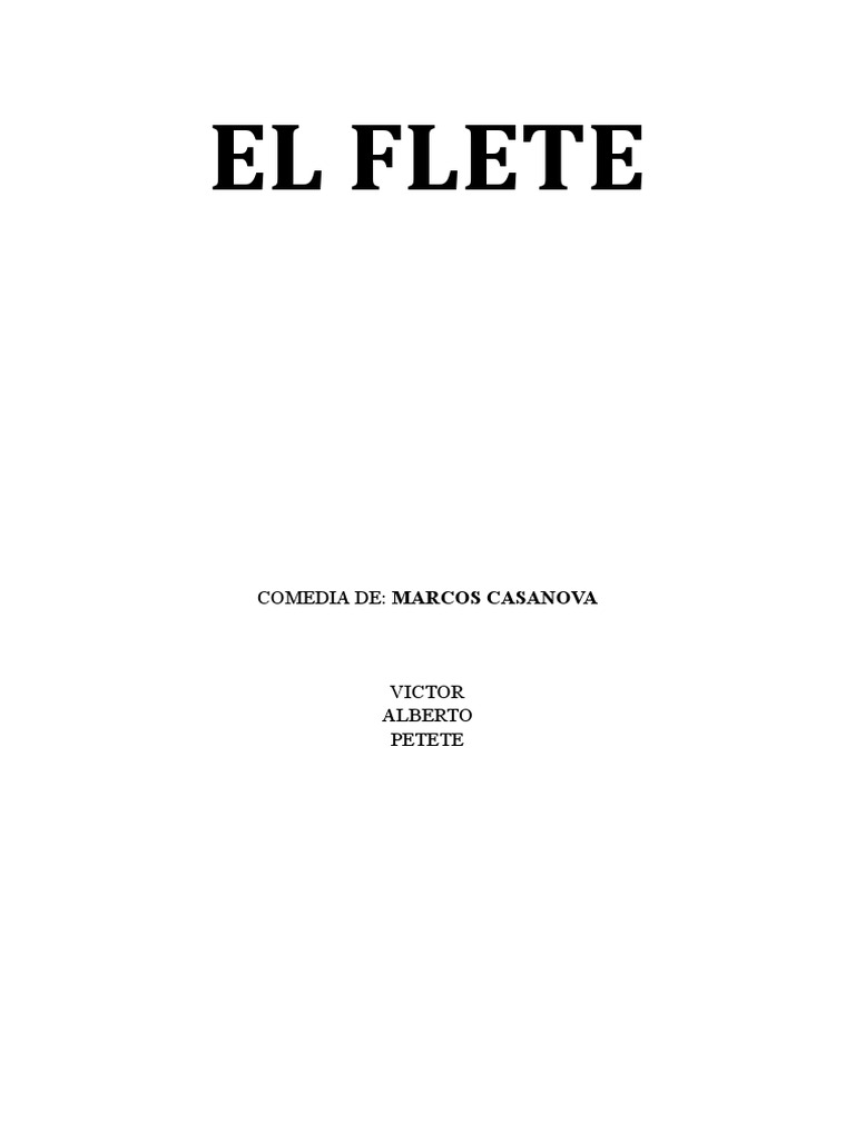 El Flete | PDF