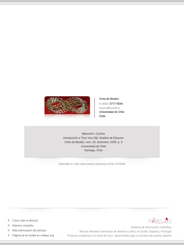 Introduccion - A - Teun - Van - Dijk - Analisis - Del Discurso | PDF ...