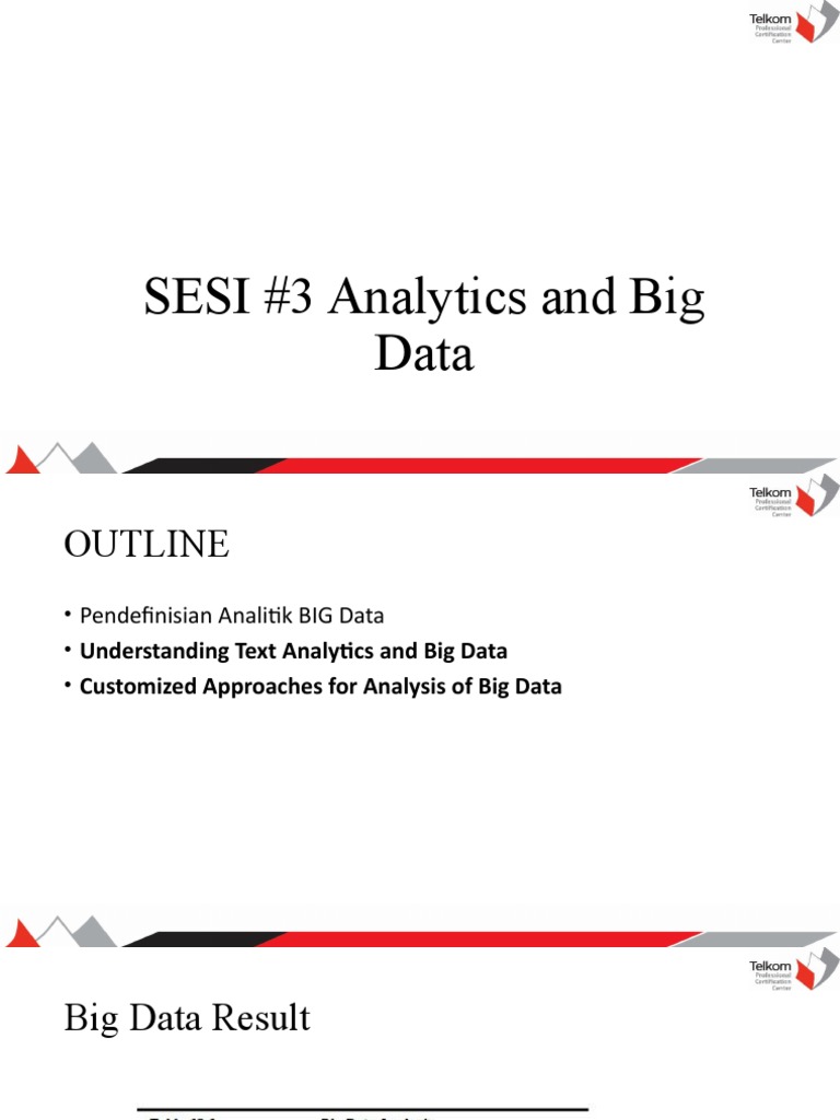 Sesi 3 Analytics and Big Data | Download Free PDF | Analytics | Big Data