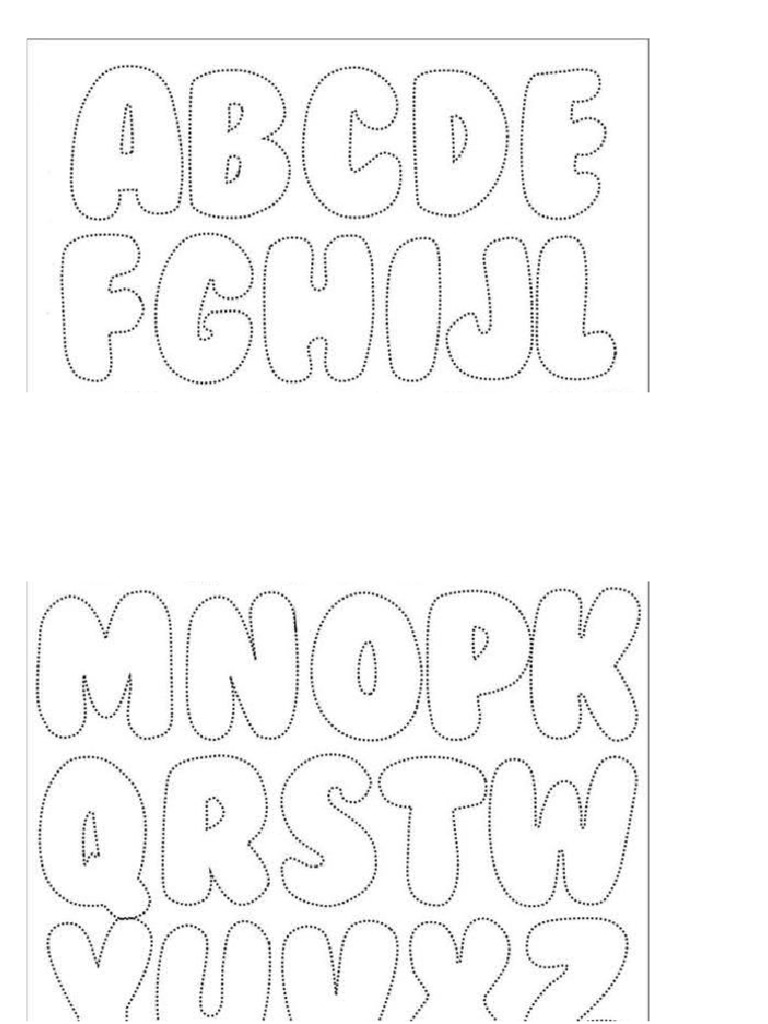 Molde de Letras | PDF