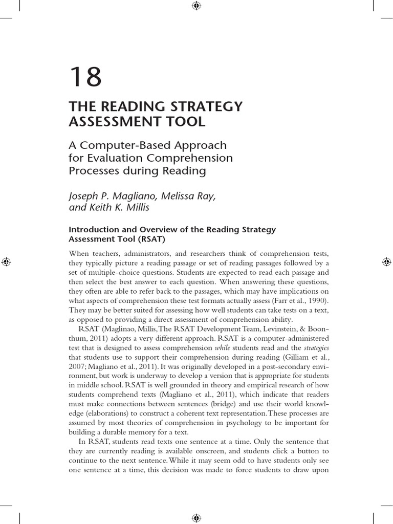 Rsat | PDF | Reading Comprehension | Cognition